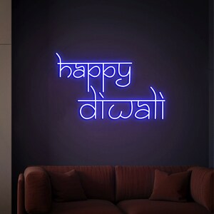 Happy Diwali Neon Sign, Happy Diwali, Diwali Decoration, Diwali Home ...