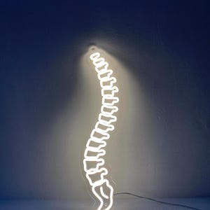 Spine Neon Sign, Spine Wall Art for Anatomy Office Decoration, Anatomy ...