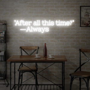 After All This Time Always Neon Sign, Always Sign Wedding Decorations ...