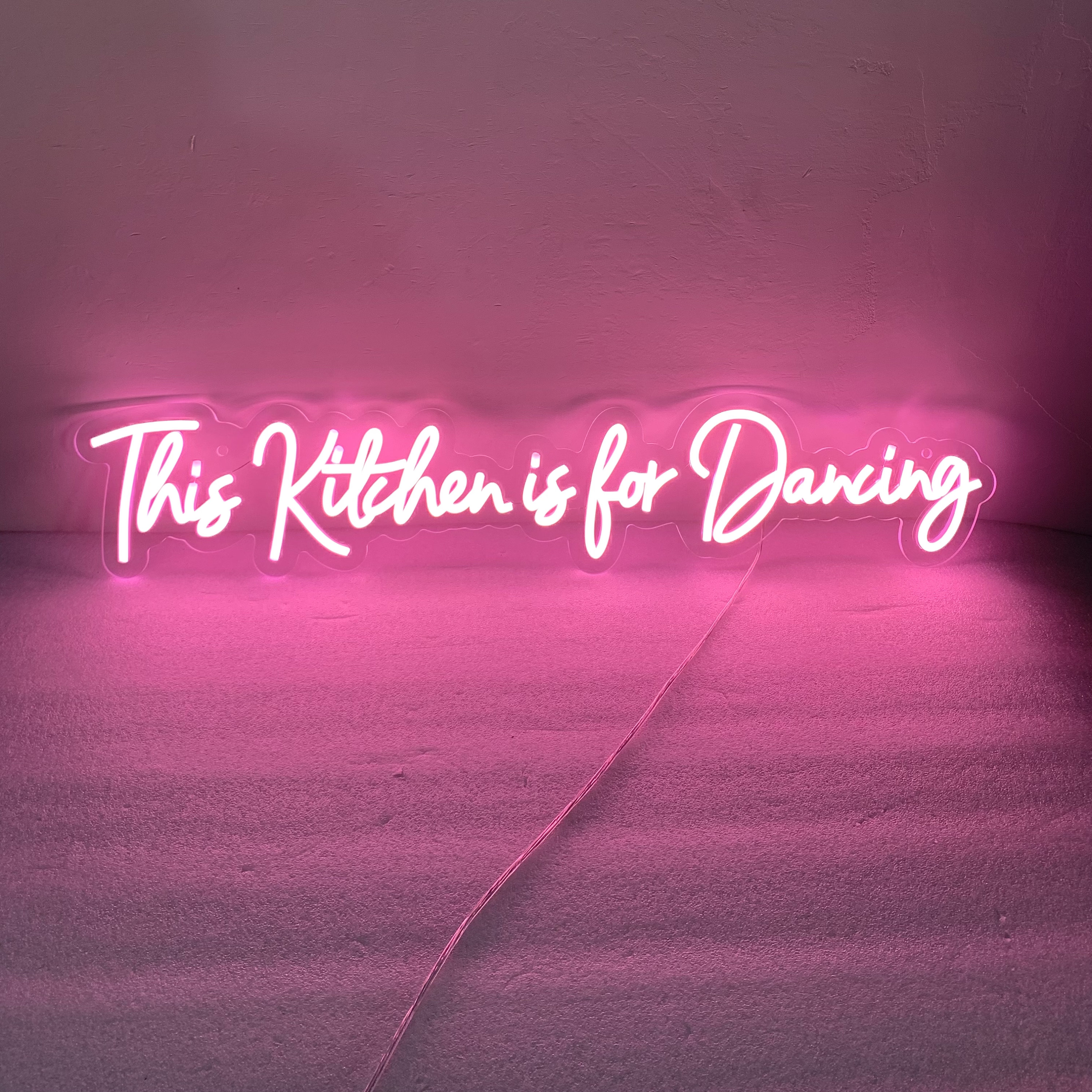 This Kitchen is for Dancing, Neon Light Sign, New Kitchen Wall Art ...