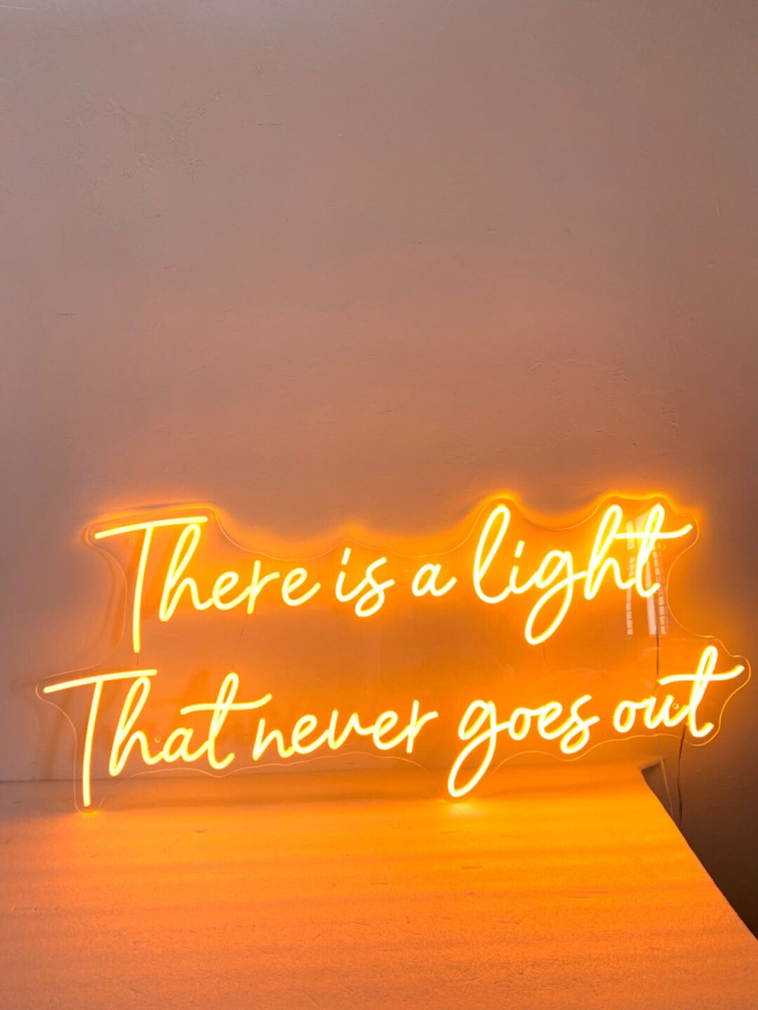 There is a Light That Never Goes Out, Custom Neon Sign for Home Wall ...