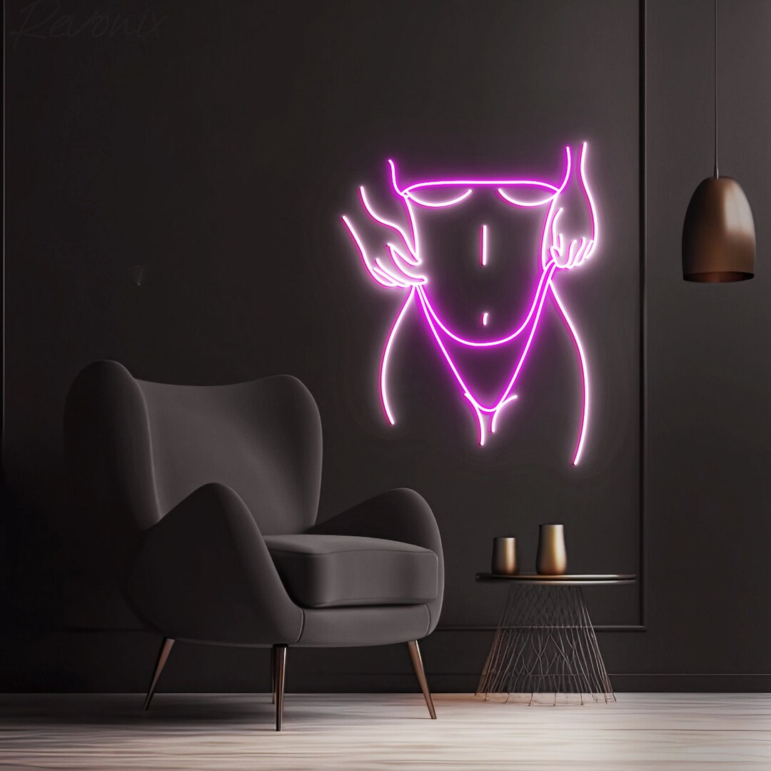 Woman Body Neon Sign Body Wall Art Woman Body Wall Decor - Etsy