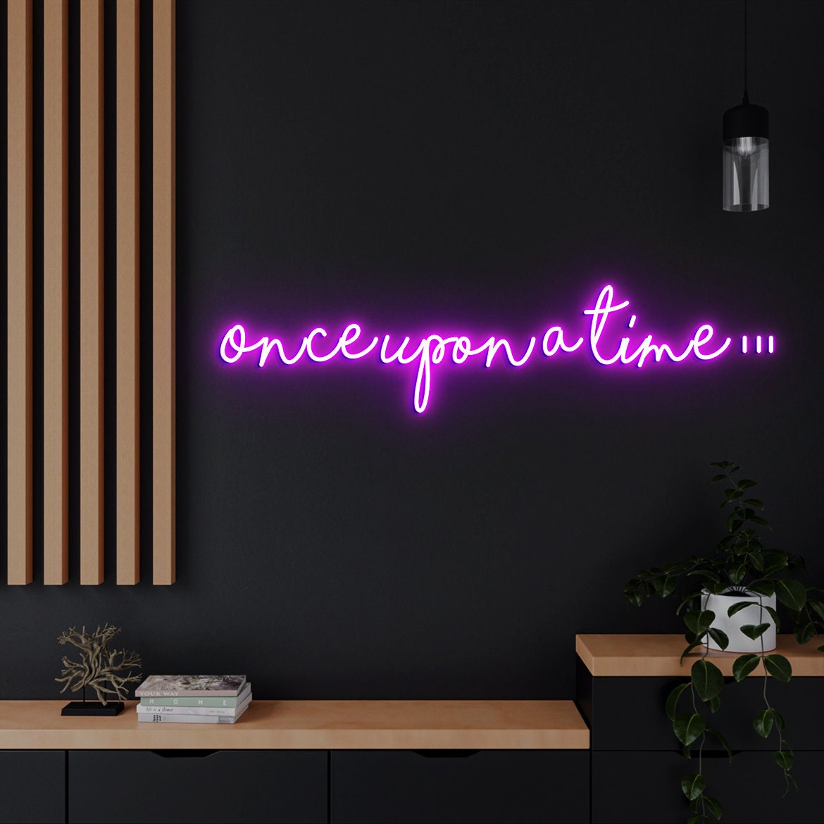 Once Upon a Time Neon Light Sign Nursery Room Decor Nursery - Etsy