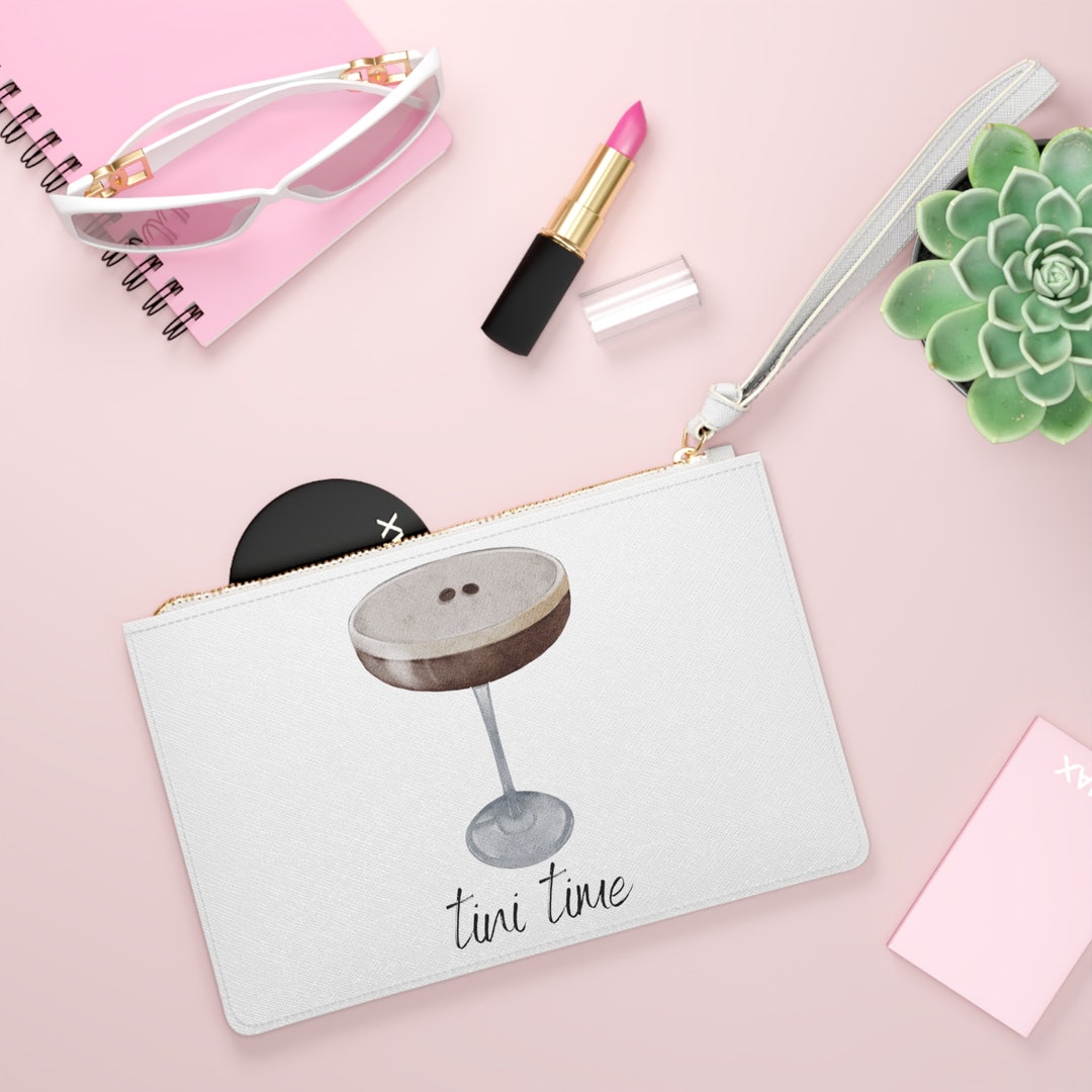 Clutch Bag, Espresso Martini, Espresso Gift, Gift for Her, Make up Bag ...