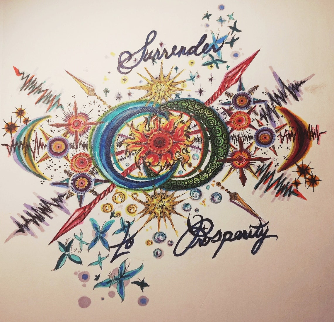 Divine Surrender Coloring Page by EVO - Etsy