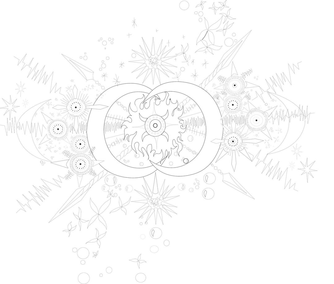 Divine Surrender Coloring Page by EVO - Etsy