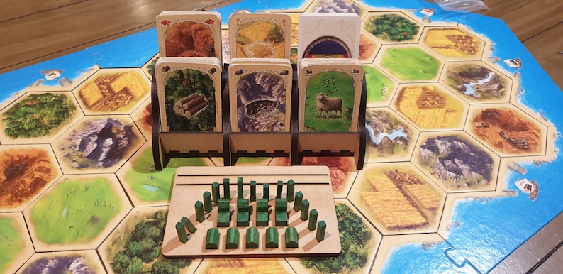 Catan Game Piece Holders - Organise Your Game Night! - Etsy