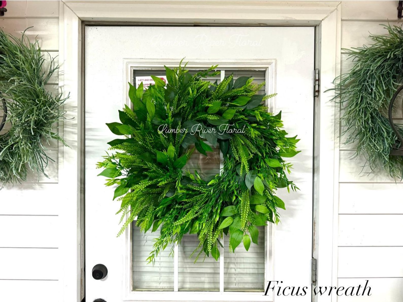 Bead Grass Wreath or Ficus Wreath Shipping Included in Prices - Etsy