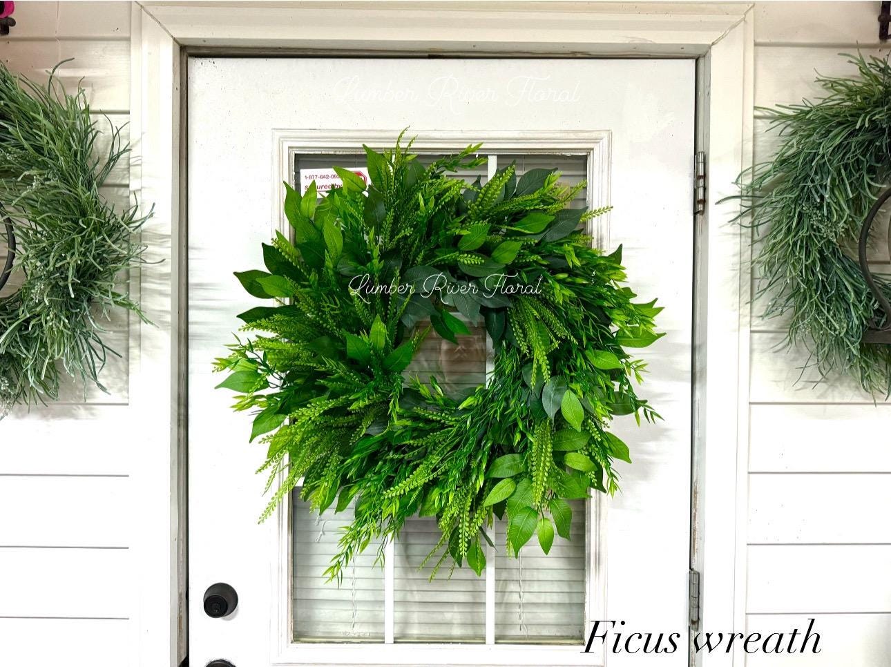 Bead Grass Wreath or Ficus Wreath Shipping Included in Prices - Etsy