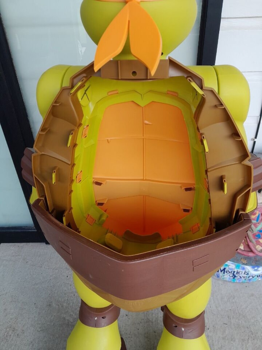 COLOSSAL Teenage Mutant Ninja Turtle TMNT Michaelangelo Figure - Etsy