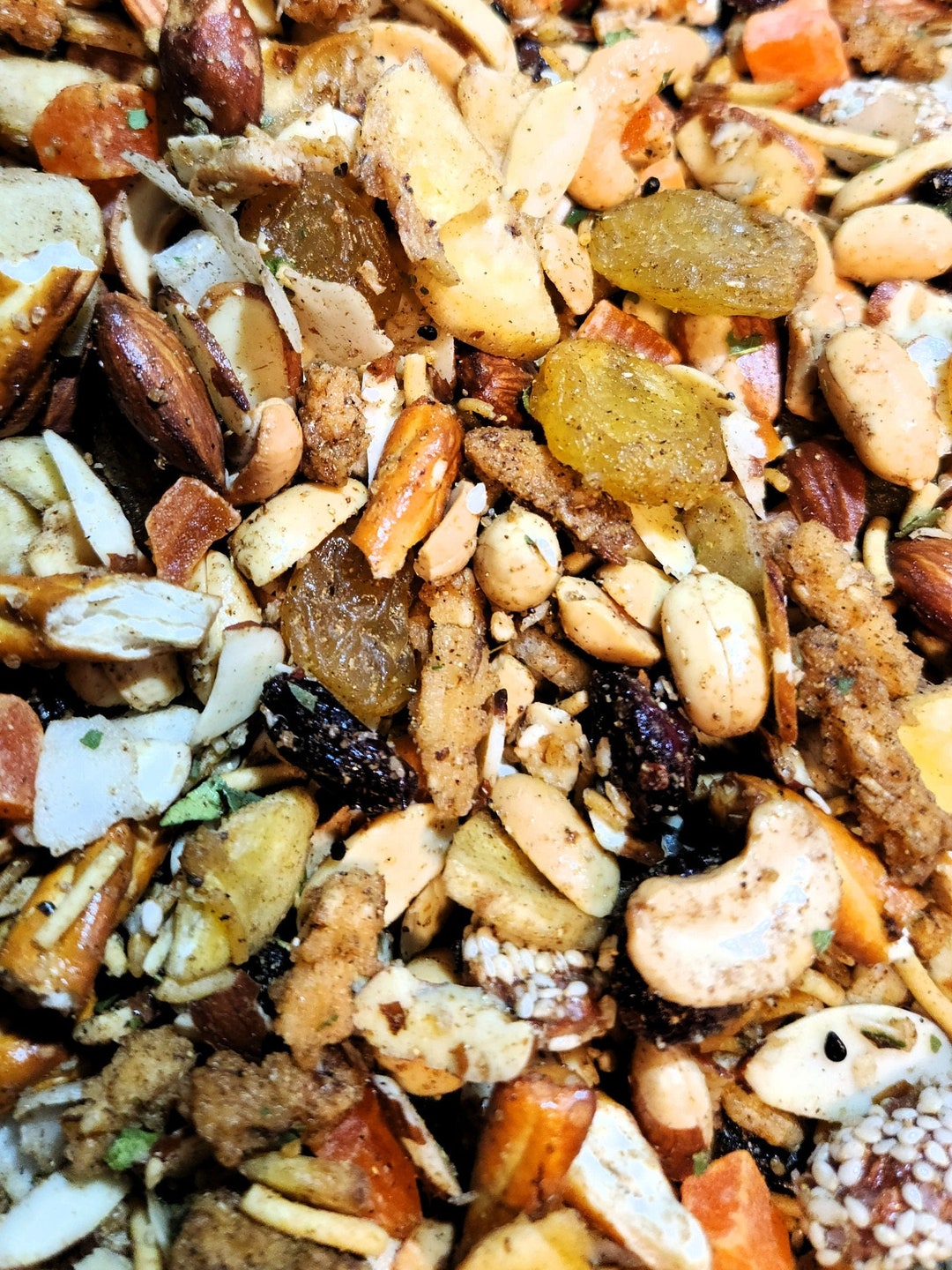 Roasted Garam Masala Trail Mix, Asian Indian Savory Snack Mix, Gluten ...