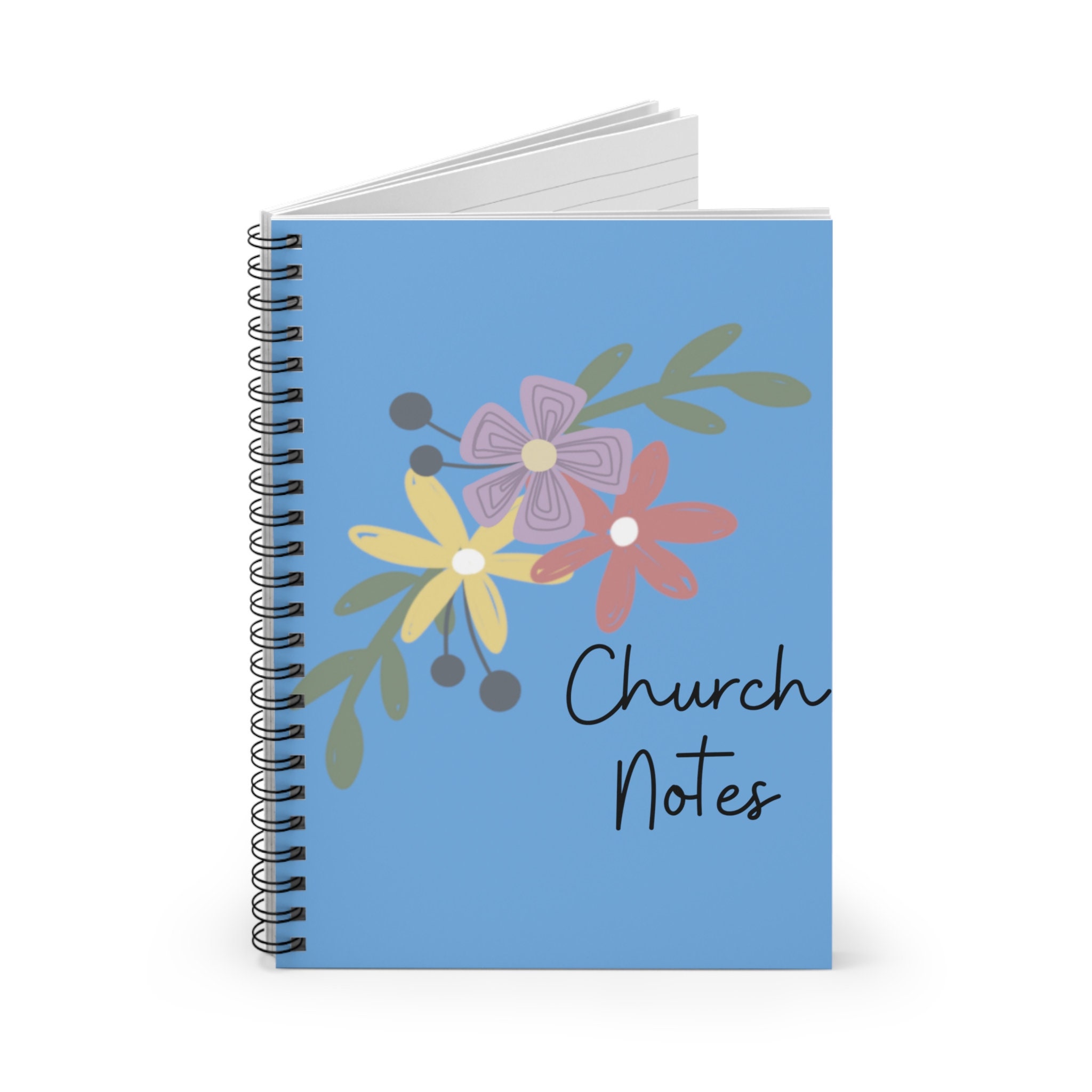Spiral Church Notebook, Church Notes, Note Taking Journal, Sermon Notes ...