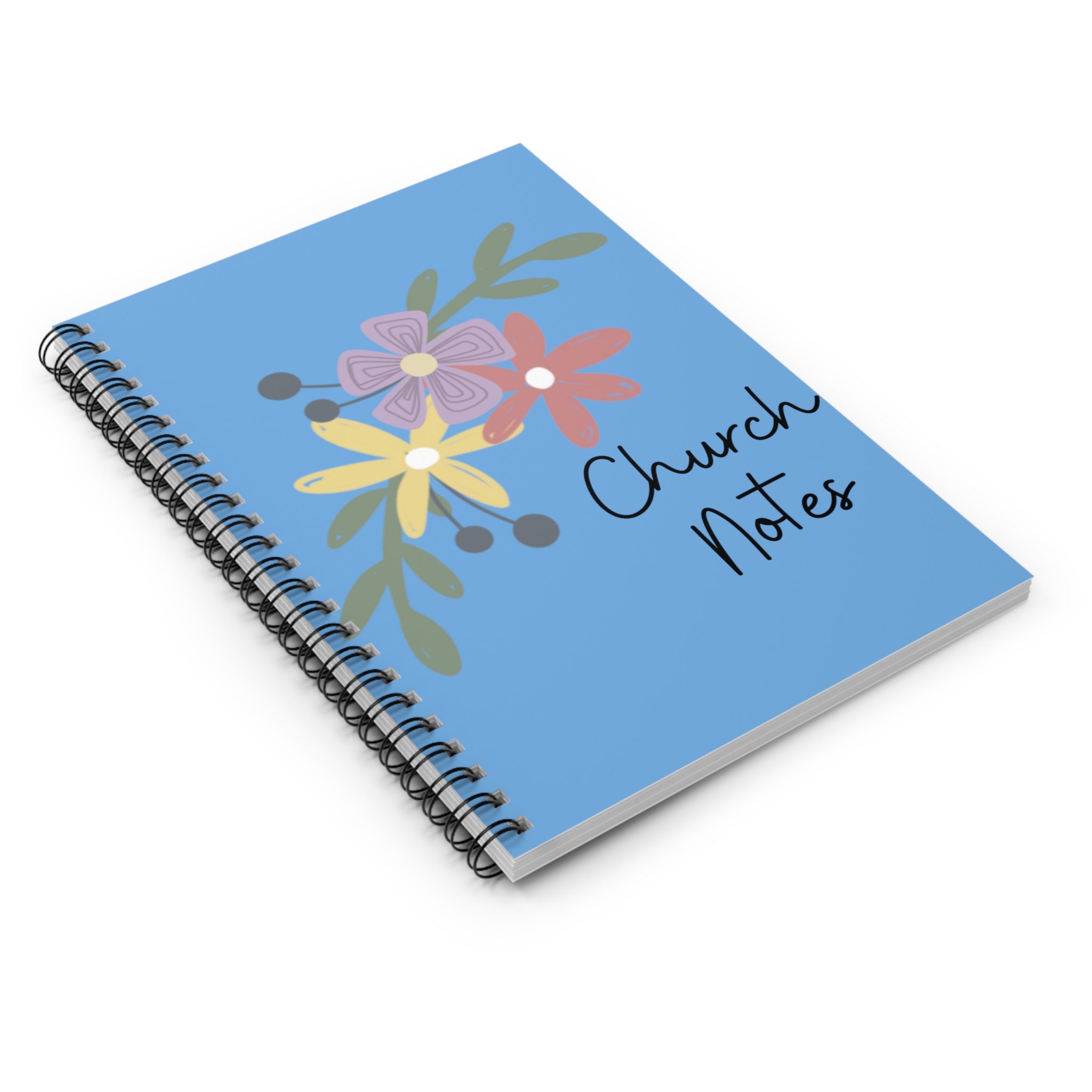 Spiral Church Notebook, Church Notes, Note Taking Journal, Sermon Notes ...
