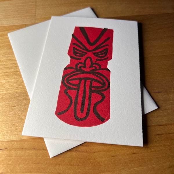 Tiki Card - Etsy