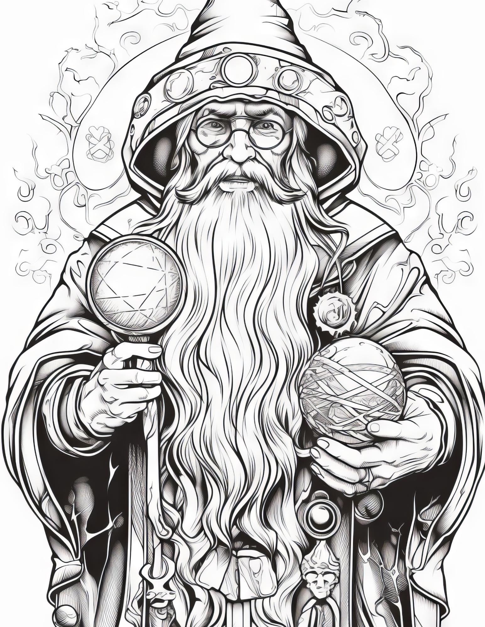 Bundle of Colouring Pages Fantasy Queens, Fantasy Patterns and Fantasy ...