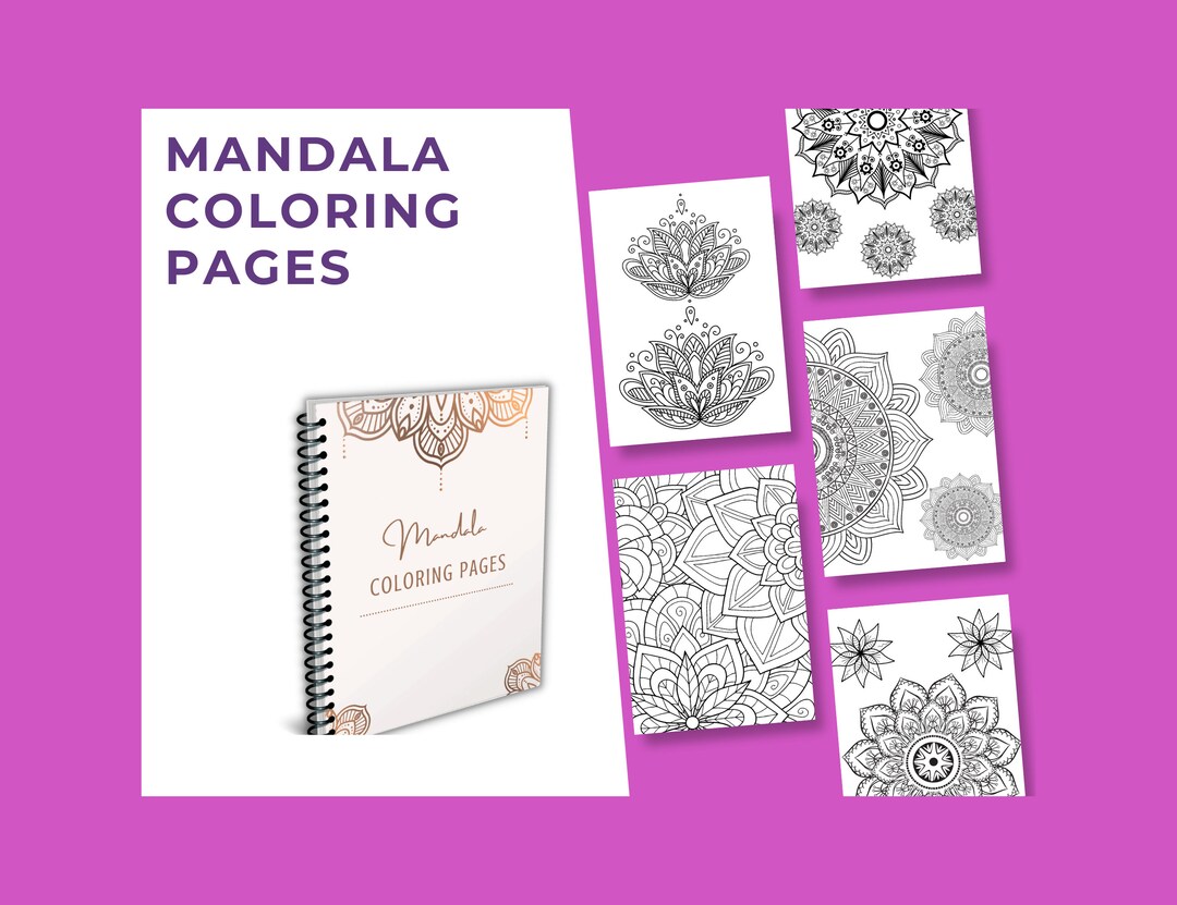 Beautiful Mandela Colouring Pages - Etsy