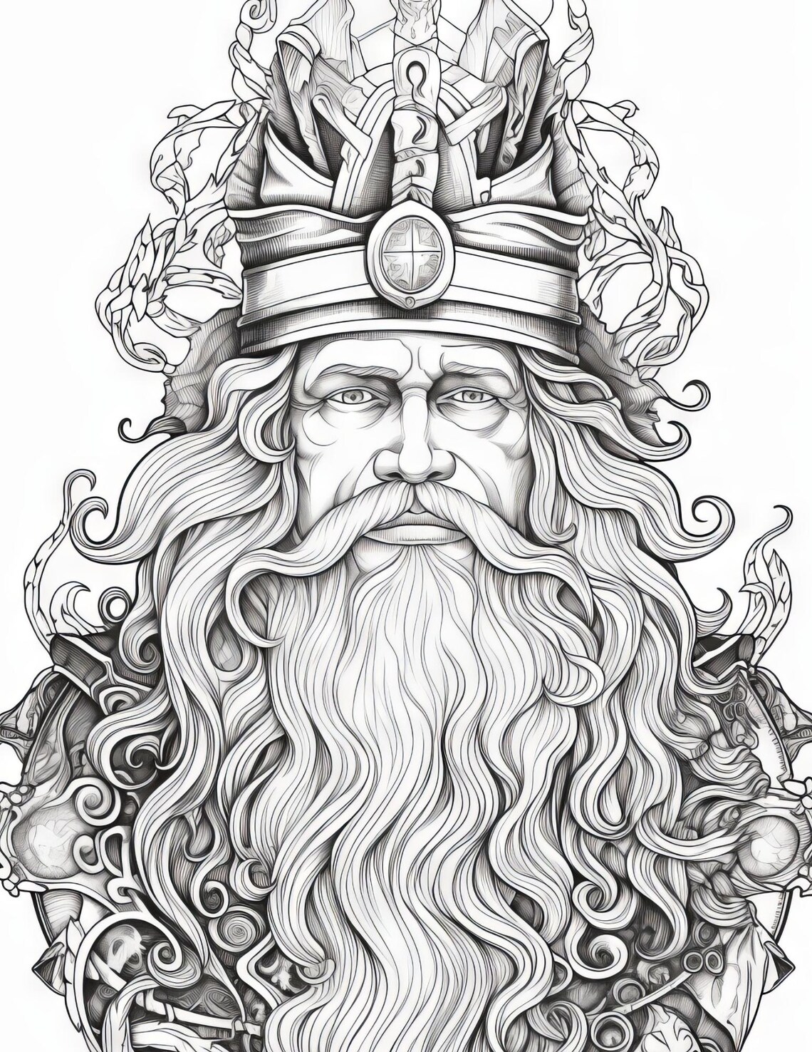 Bundle of Colouring Pages Fantasy Queens, Fantasy Patterns and Fantasy ...