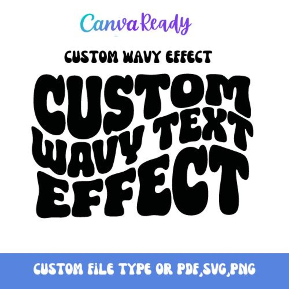 Custom Wavy Text SVG, Custom Wavy Letters Svg, Custom Wavy Font Svg ...