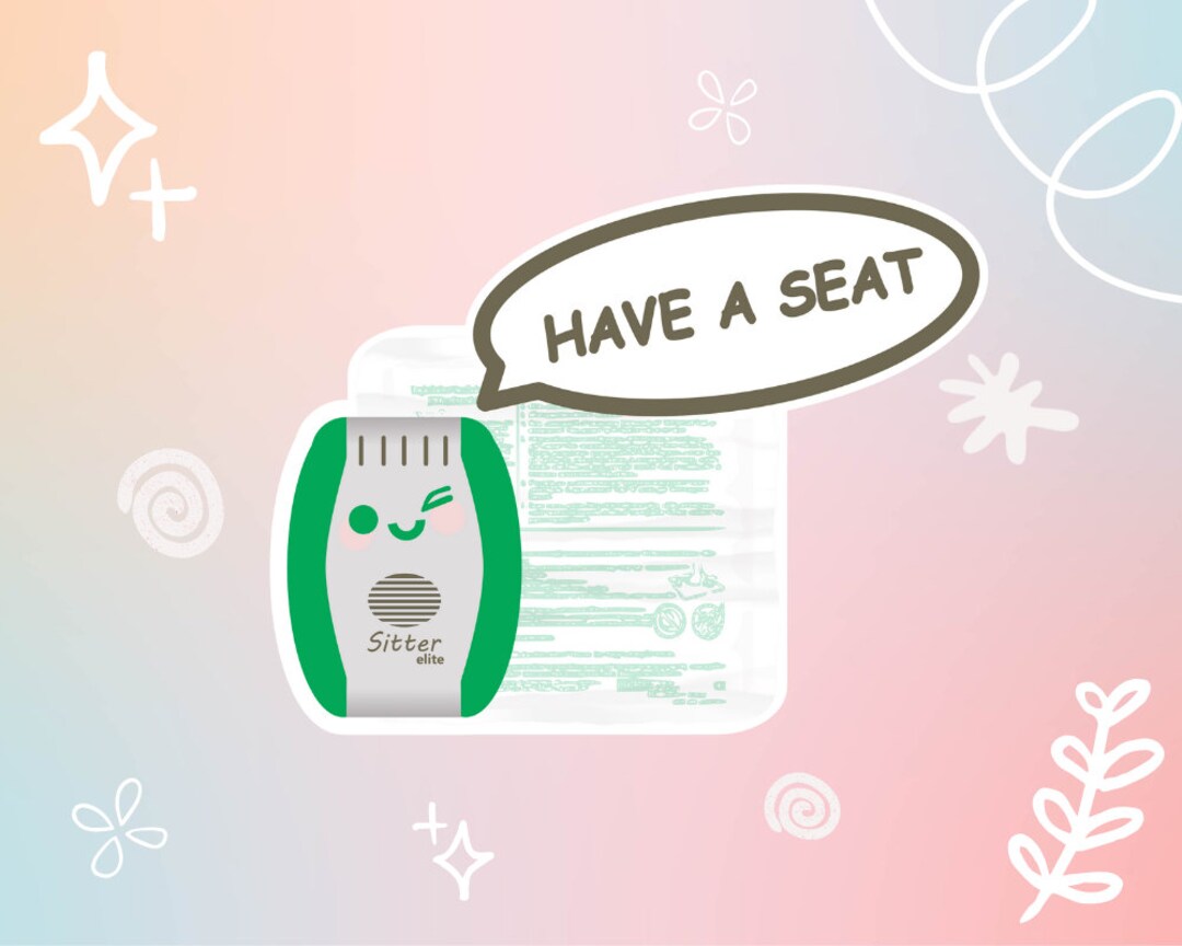 Have A Seat Chair Alarm Vinyl Sticker Fall Risk Funny Nurse Meme New RN ...