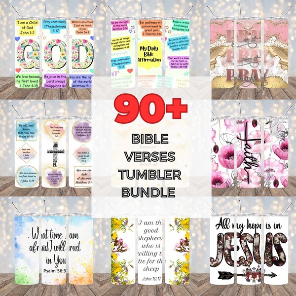 Bible Verse Tumbler - Etsy