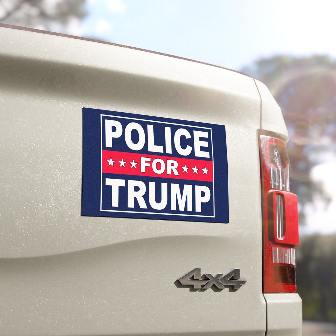 Police for Trump Car Magnet, Donald Trump Magnet, Trump for President ...