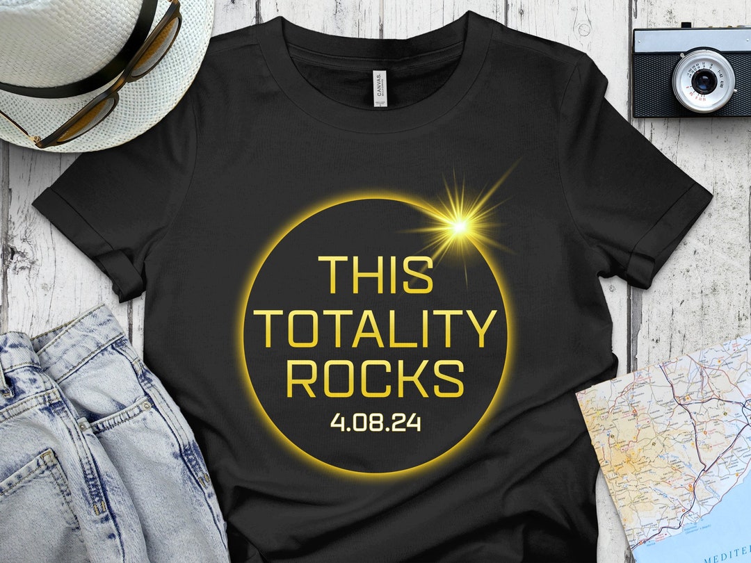 Funny Total Solar Eclipse 2024 Shirt, April 8 2024 Totality Path, Funny ...
