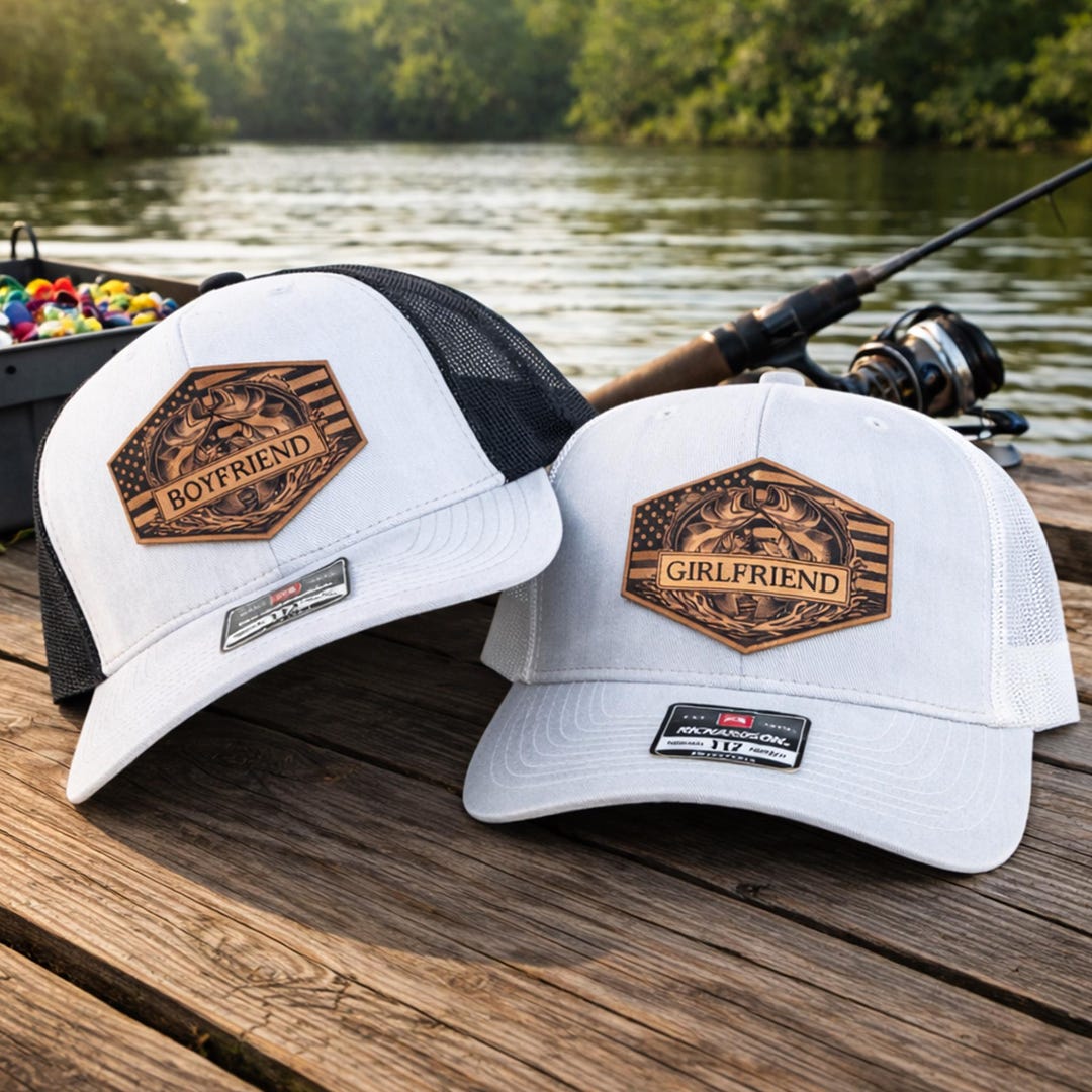 Matching Fishing Boyfriend and Girlfriend Richardson 112 Trucker Hats ...