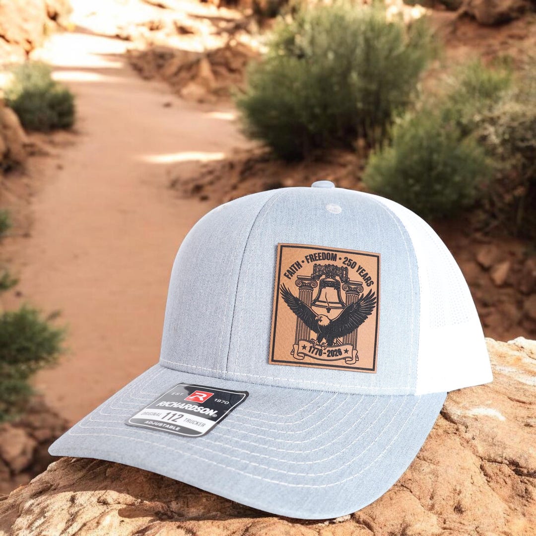 Faith Freedom USA 250th Anniversary Trucker Hat, 1776-2026 Richardson ...