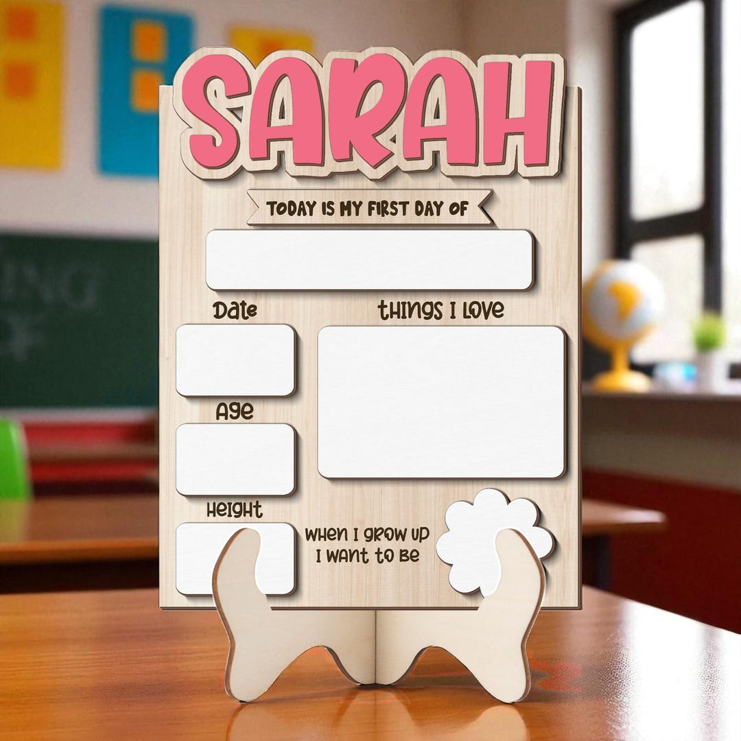 Custom First and Last Day School Sign, Back to School Board, First Day ...