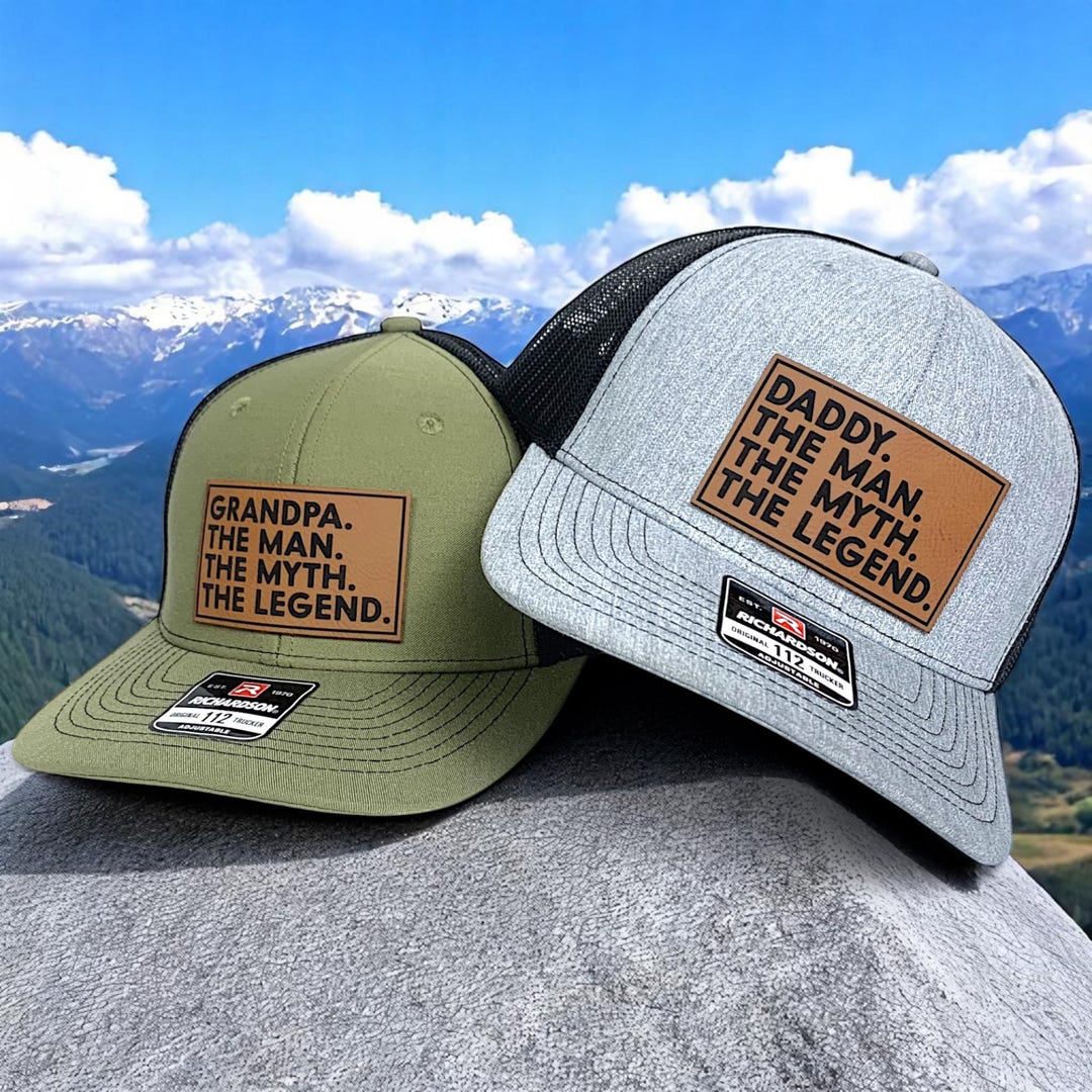Custom Grandpa Dad Trucker Cap, Personalized Gift for Dad, Grandpa ...