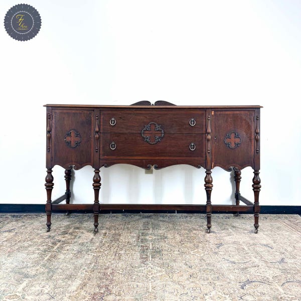 Antique Buffet With Drawers - Etsy
