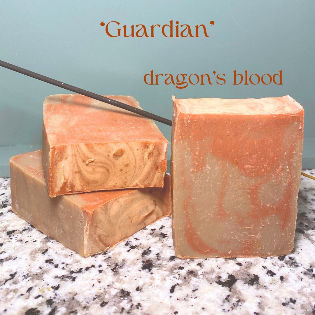Dragon's Blood Soap - "guardian" Witchy/spiritual Vegan Soap - Etsy
