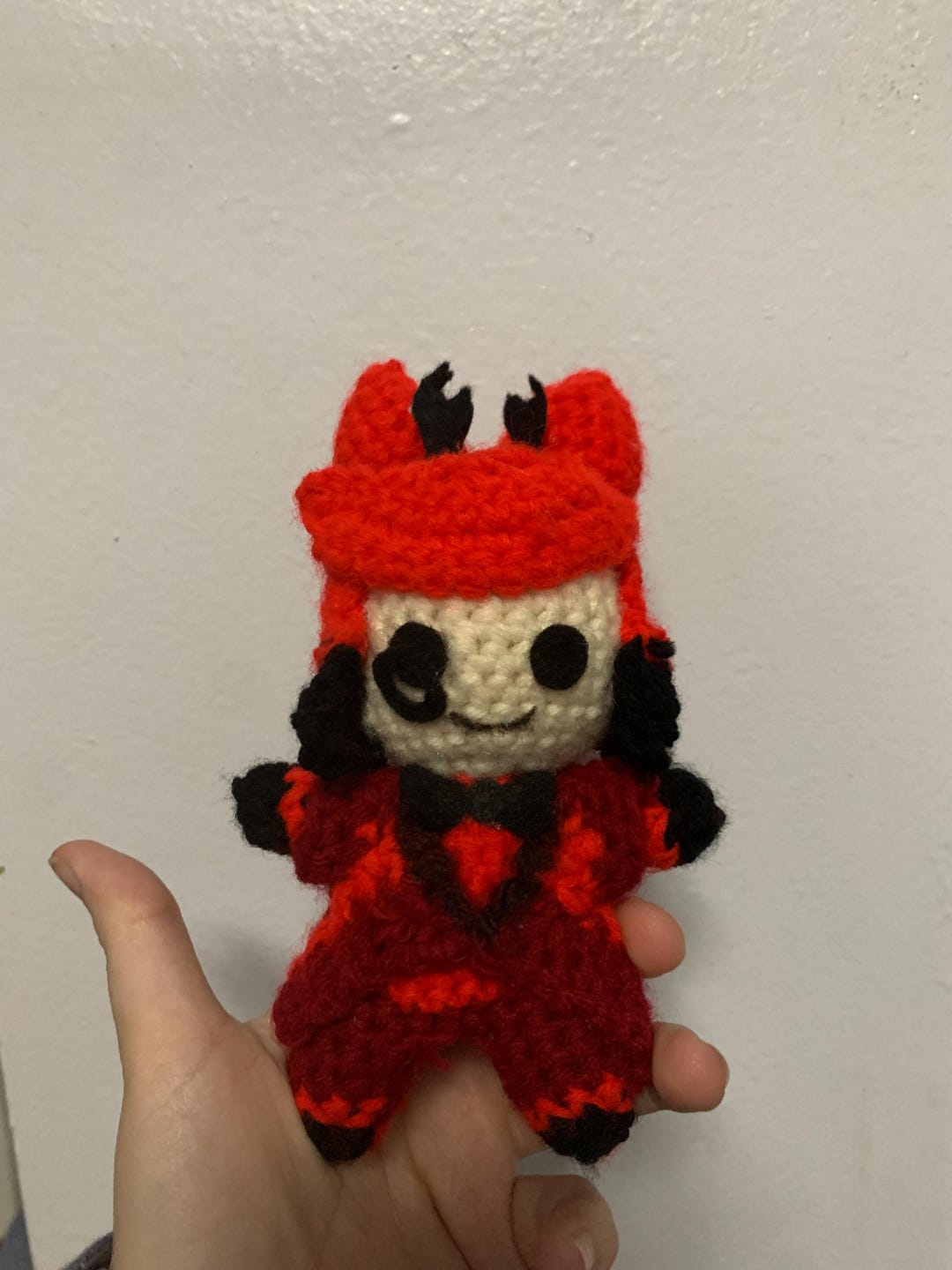Alastor Hazbin Hotel Crochet Plush - Etsy