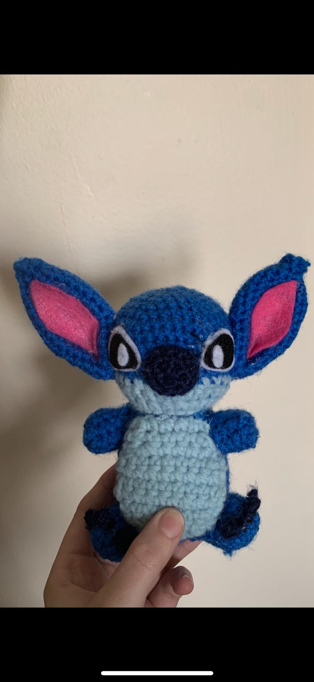 Stitch, Homemade Crochet Plushie - Etsy