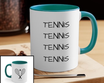 Funny Tennis Mug for Tennis Players, 'i'd Hit That' Coffee Cup With ...
