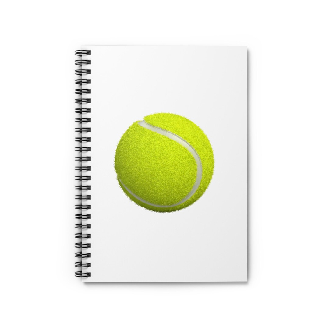 Spiral Notebook - Tennis Ball - Etsy