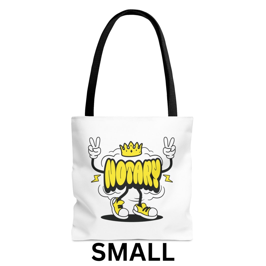 Notary Graffiti Tote Bag: Notary Work Bag, Christmas Gift for Notary ...