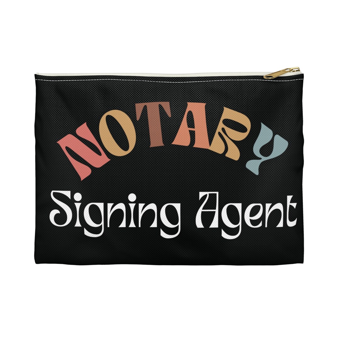 Notary Signing Agent Accessory Pouch, Gift for Notary, Christmas Gift ...