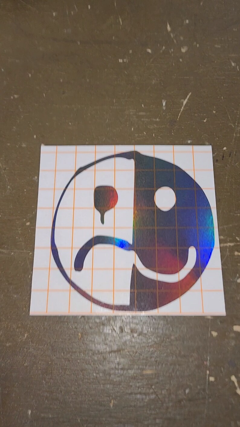 LARGE Fall Out Boy Smiley Frown Logo 11x11 - Etsy