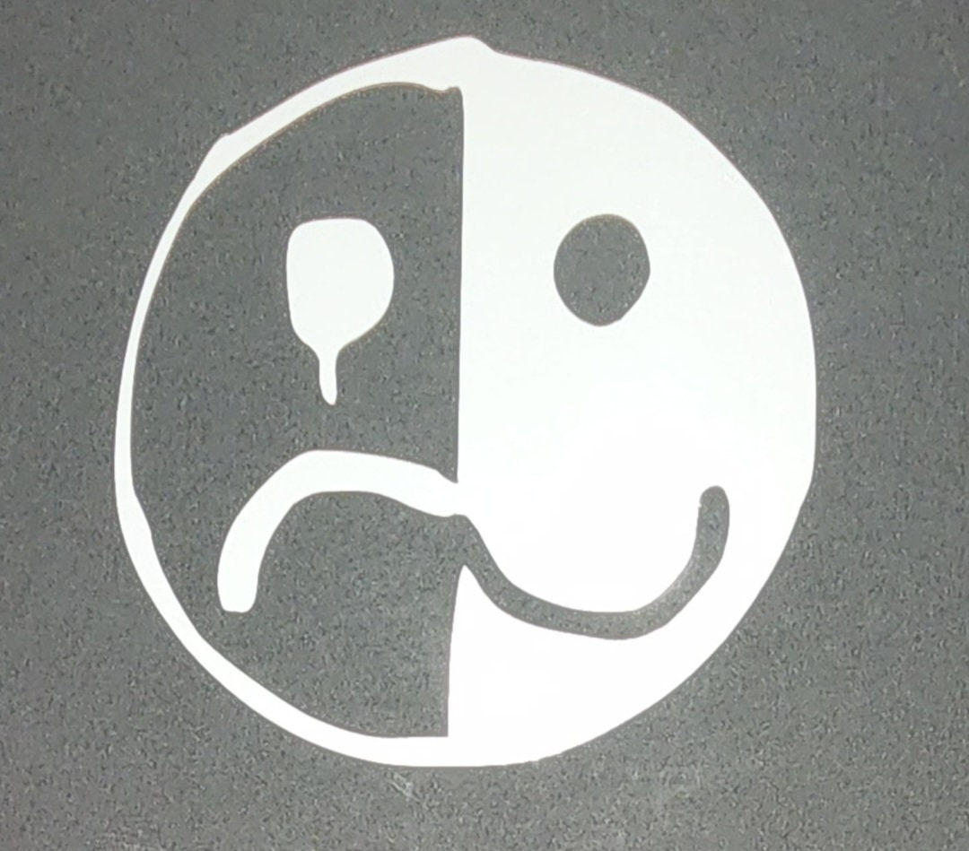 LARGE Fall Out Boy Smiley Frown Logo 11x11 - Etsy