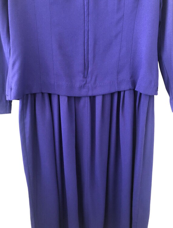 Karin Stevens Petites Vintage 80s Embellished Midi Dr… - Gem