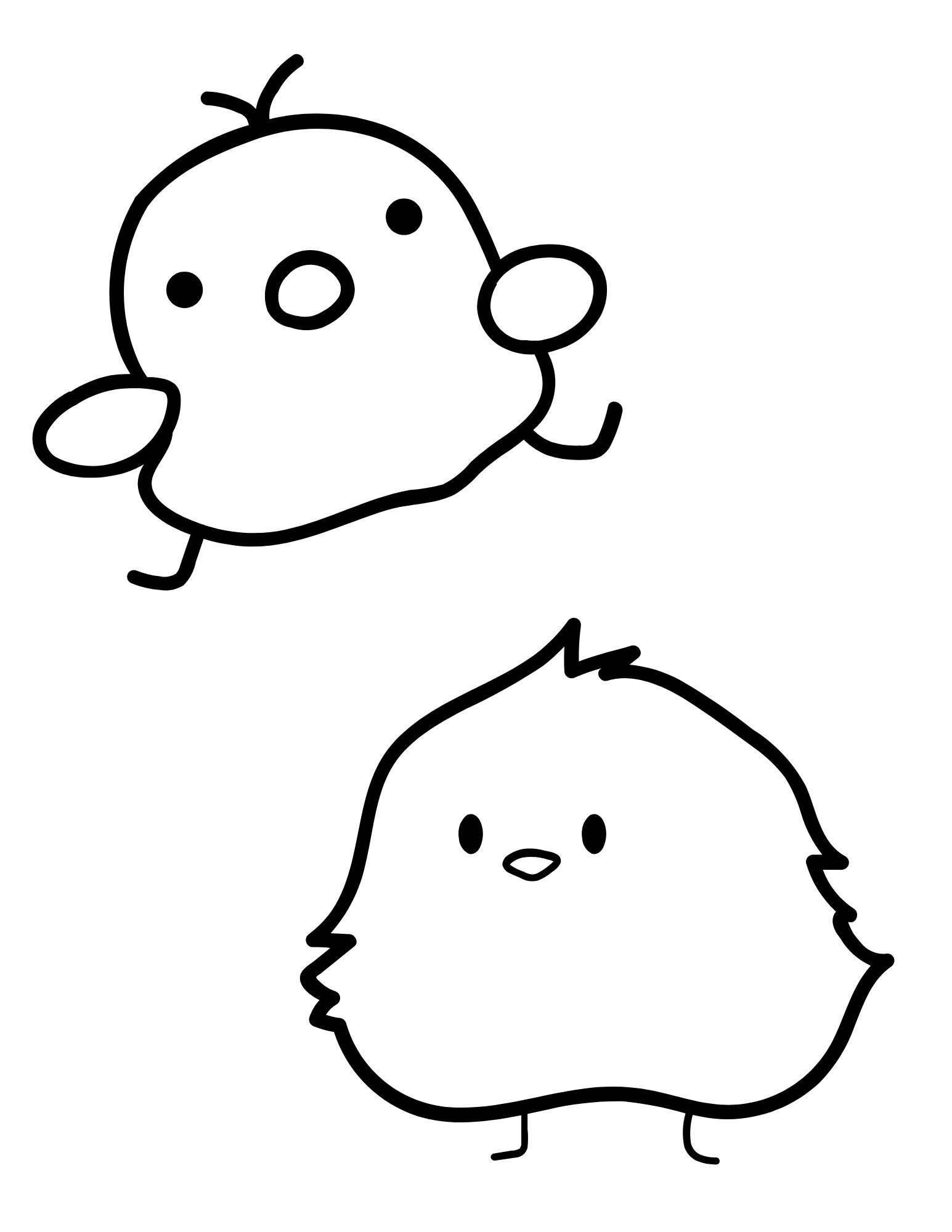 Set of 5 Kids Colouring Pages Digital Print easy and Simple - Etsy