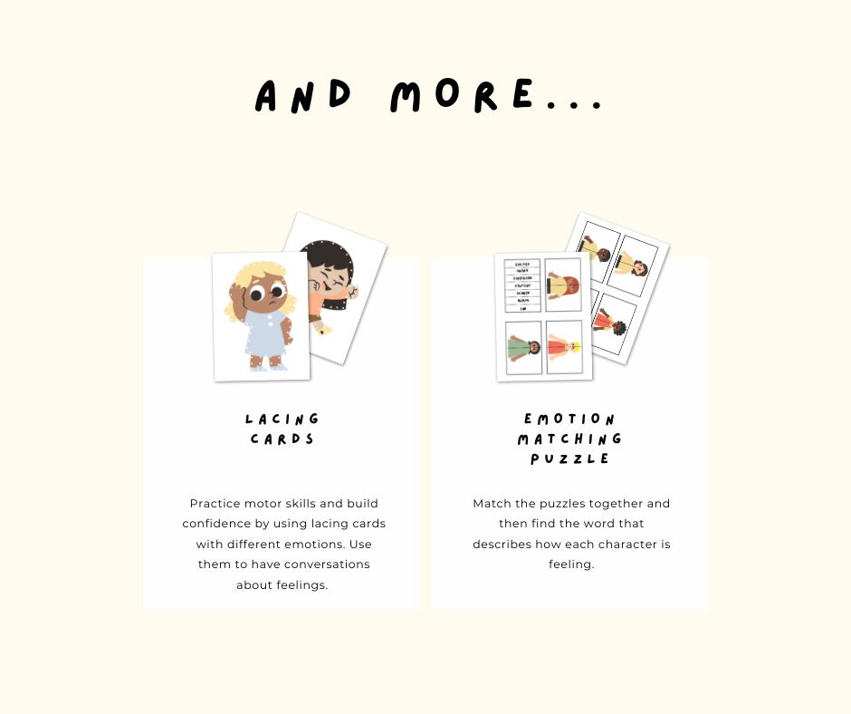 Printable Activity Pack for Pre-school Children Build Emotional ...