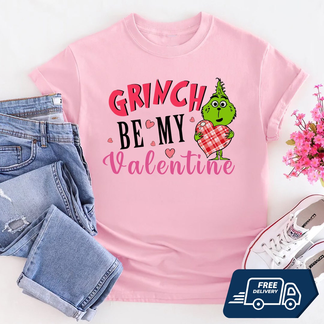 Grinch Be My Valentine Shirt, Grinch's Valentines Day Sweatshirt ...