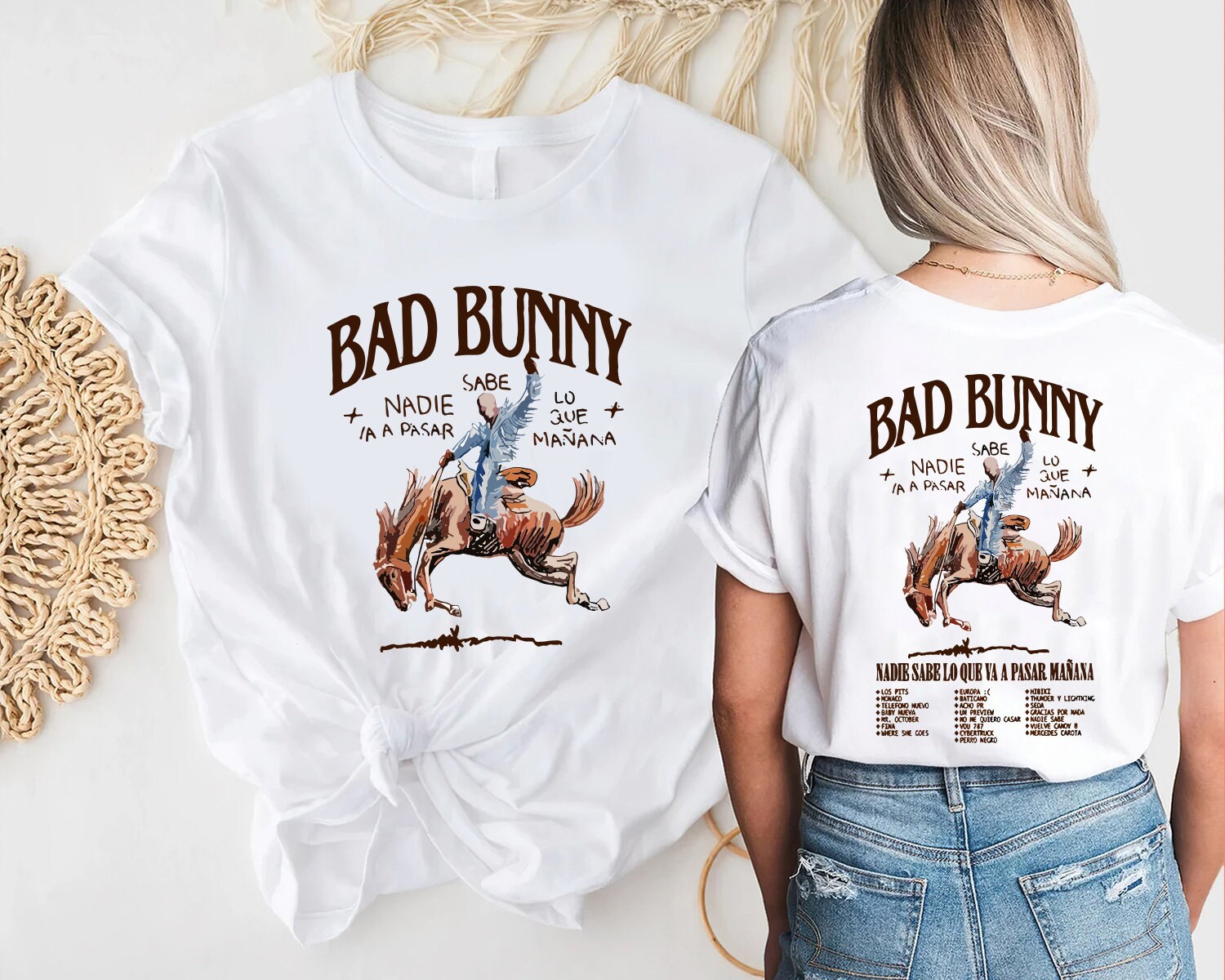 Bad Bunny Most Wanted Tour Shirt, Bad Bunny Music Tour 2024 Shirt sold ...