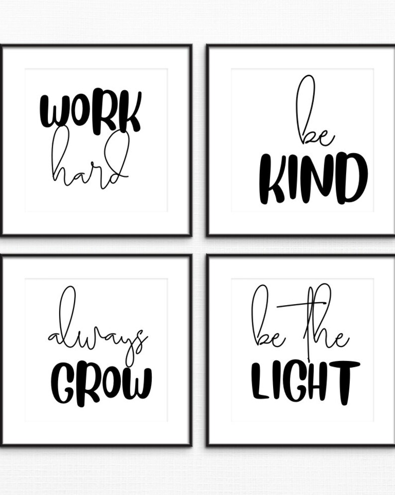 Classroom Decorations Printable Teacher Values Minimalistic - Etsy