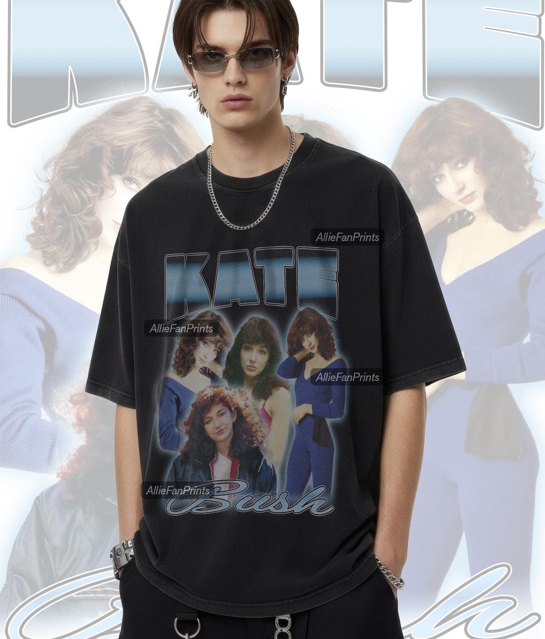 Retro Kate Bush Shirt – Vintage Kate Bush T-shirt, Music Icon Graphic ...
