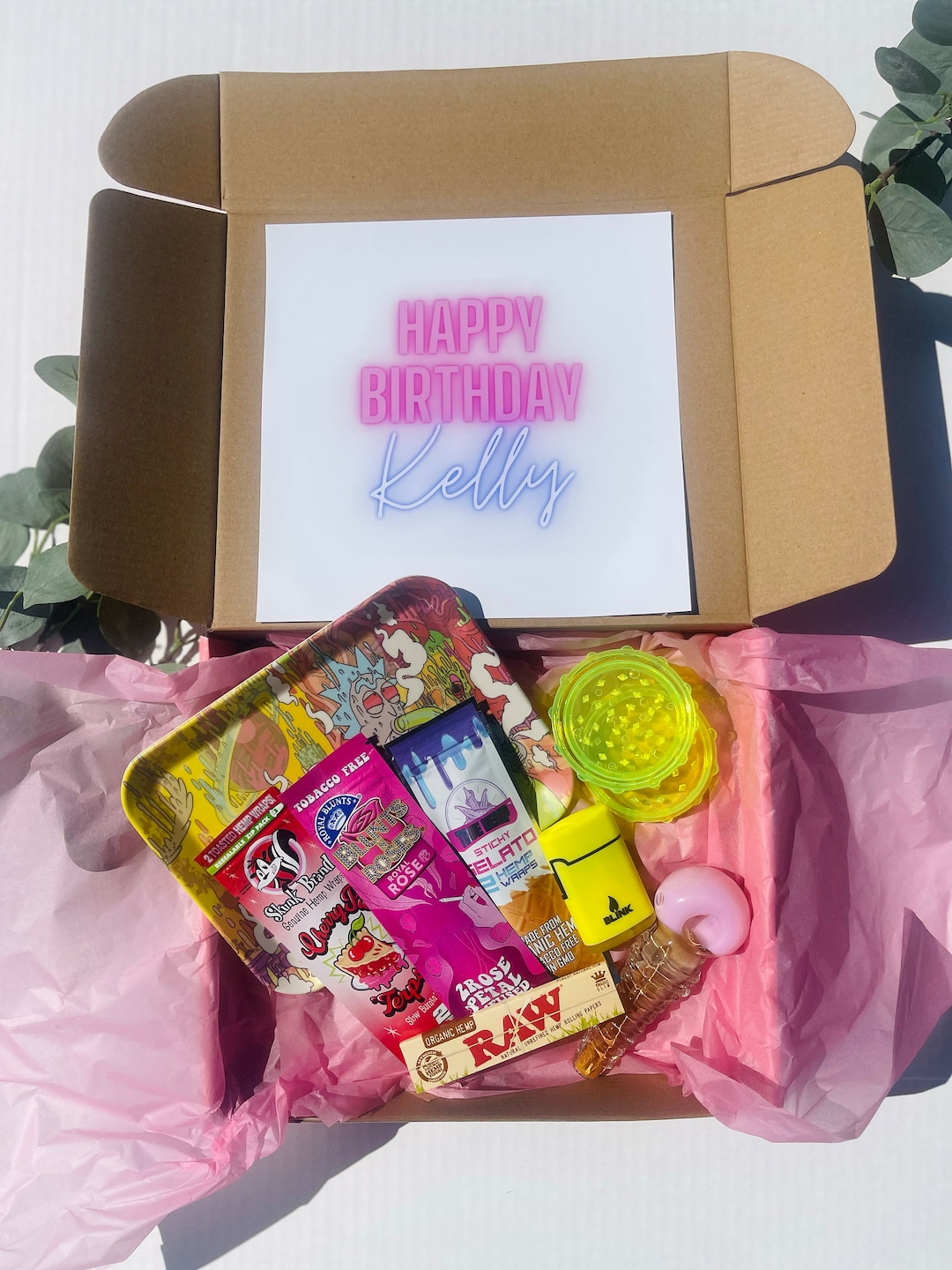 ICE CREAM PERSONALIZED Birthday Box / Smokers Box Set/ Smokers ...