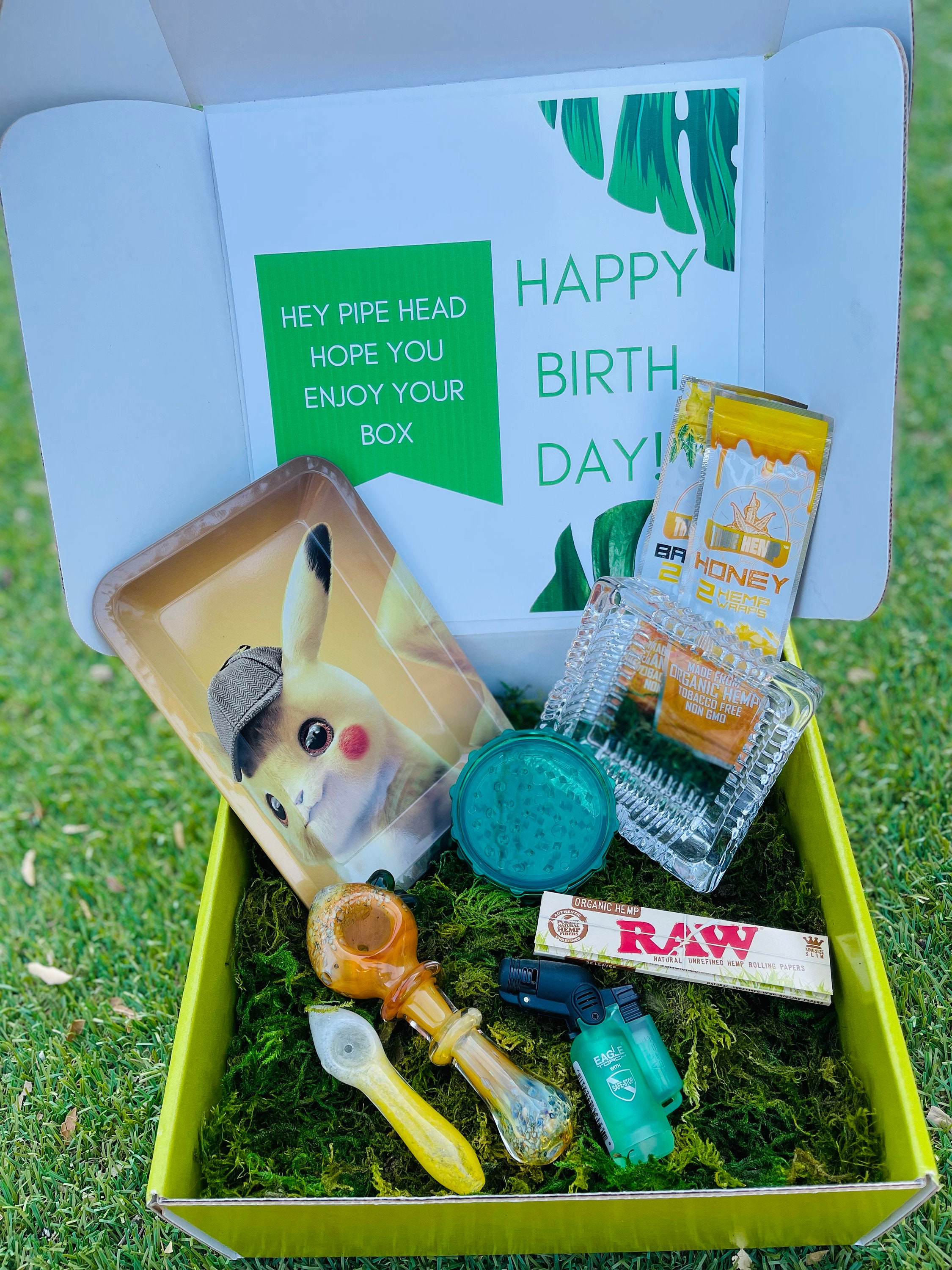 Happy Birthday Pipe Head | Premium Smoke Essentials Gift Box With ...