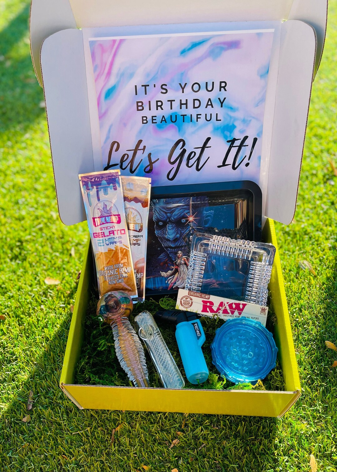 Its Your Birthday Beautiful Lets Get It Premium Smoke Essentials Gift ...